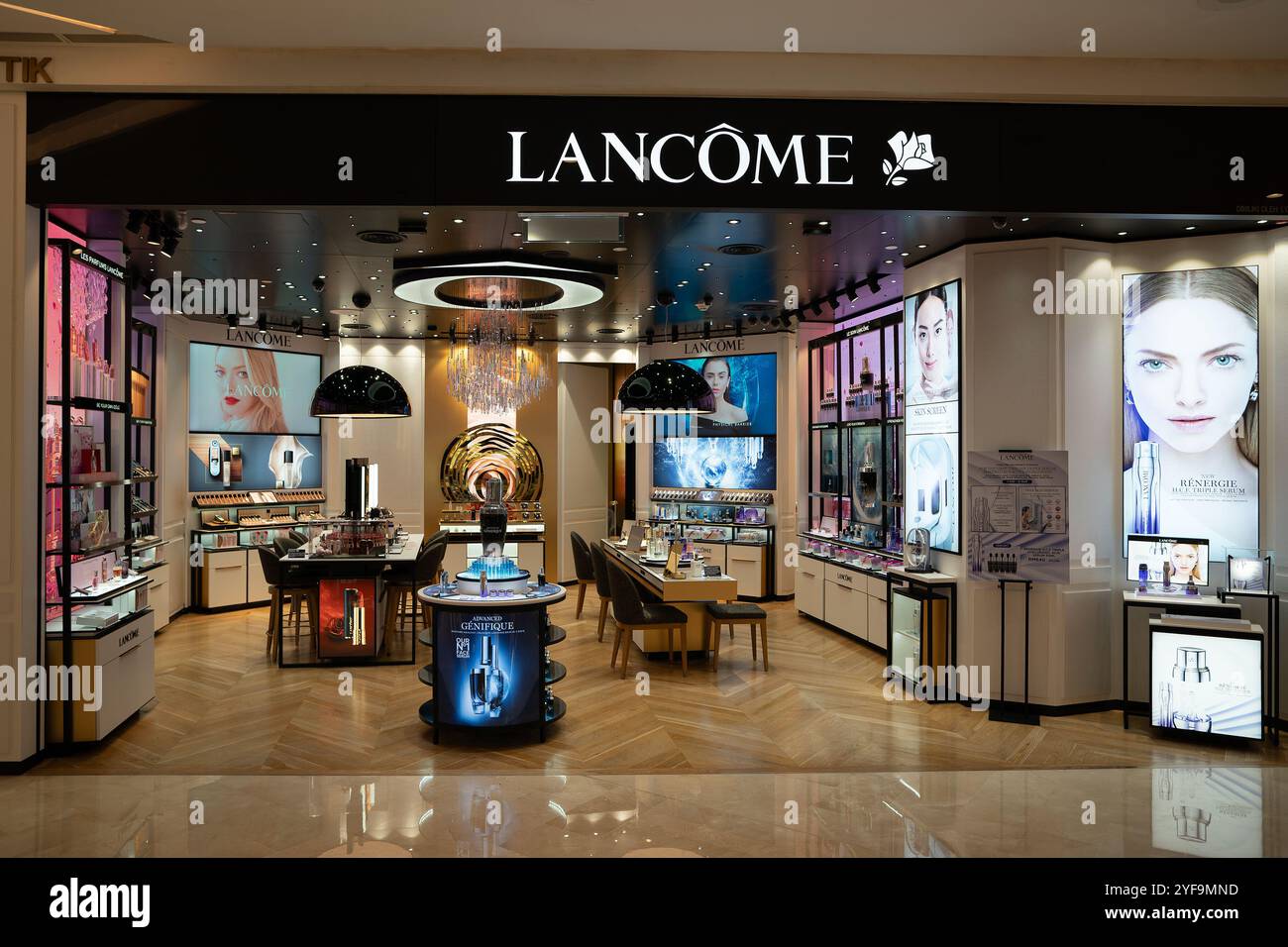 KUALA LUMPUR, MALAYSIA - MARCH 15, 2023: cosmetics on display at ...