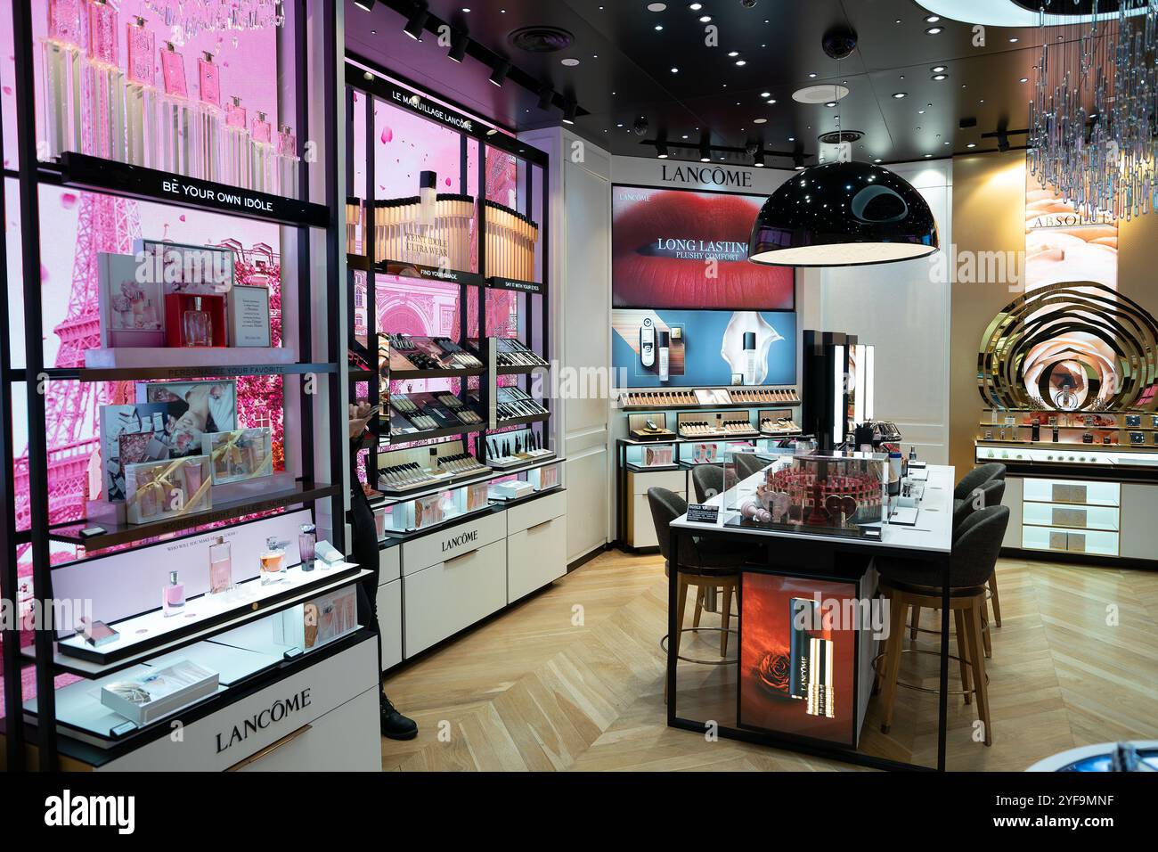 KUALA LUMPUR, MALAYSIA - MARCH 15, 2023: cosmetics on display at ...