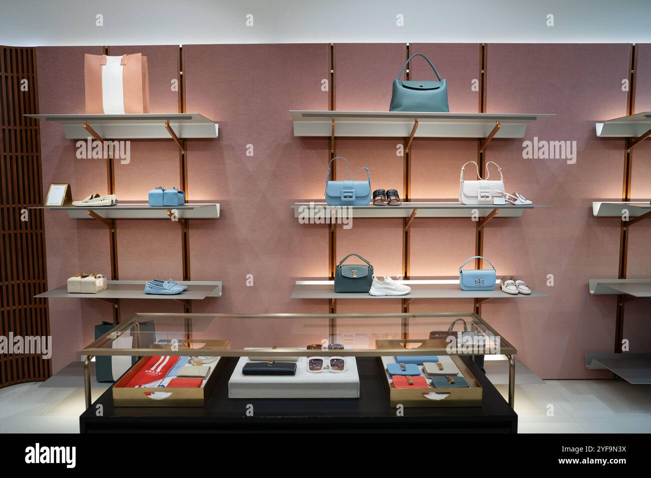 KUALA LUMPUR, MALAYSIA - MARCH 15, 2023: Bally store inside Suria KLCC ...