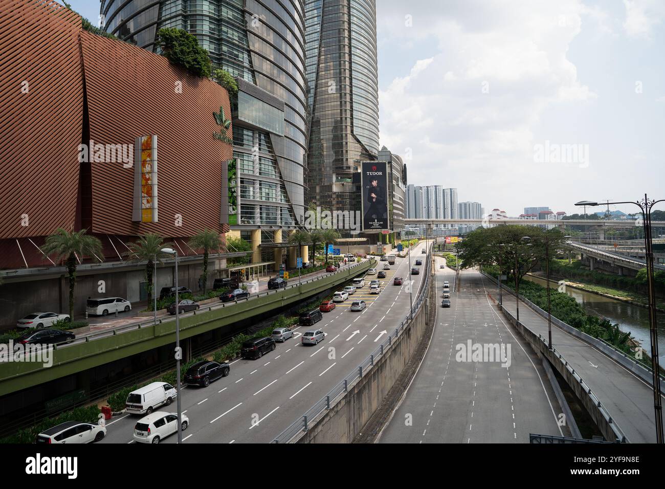 KUALA LUMPUR, MALAYSIA - MARCH 15, 2023: Kuala Lumpur urban landscape ...