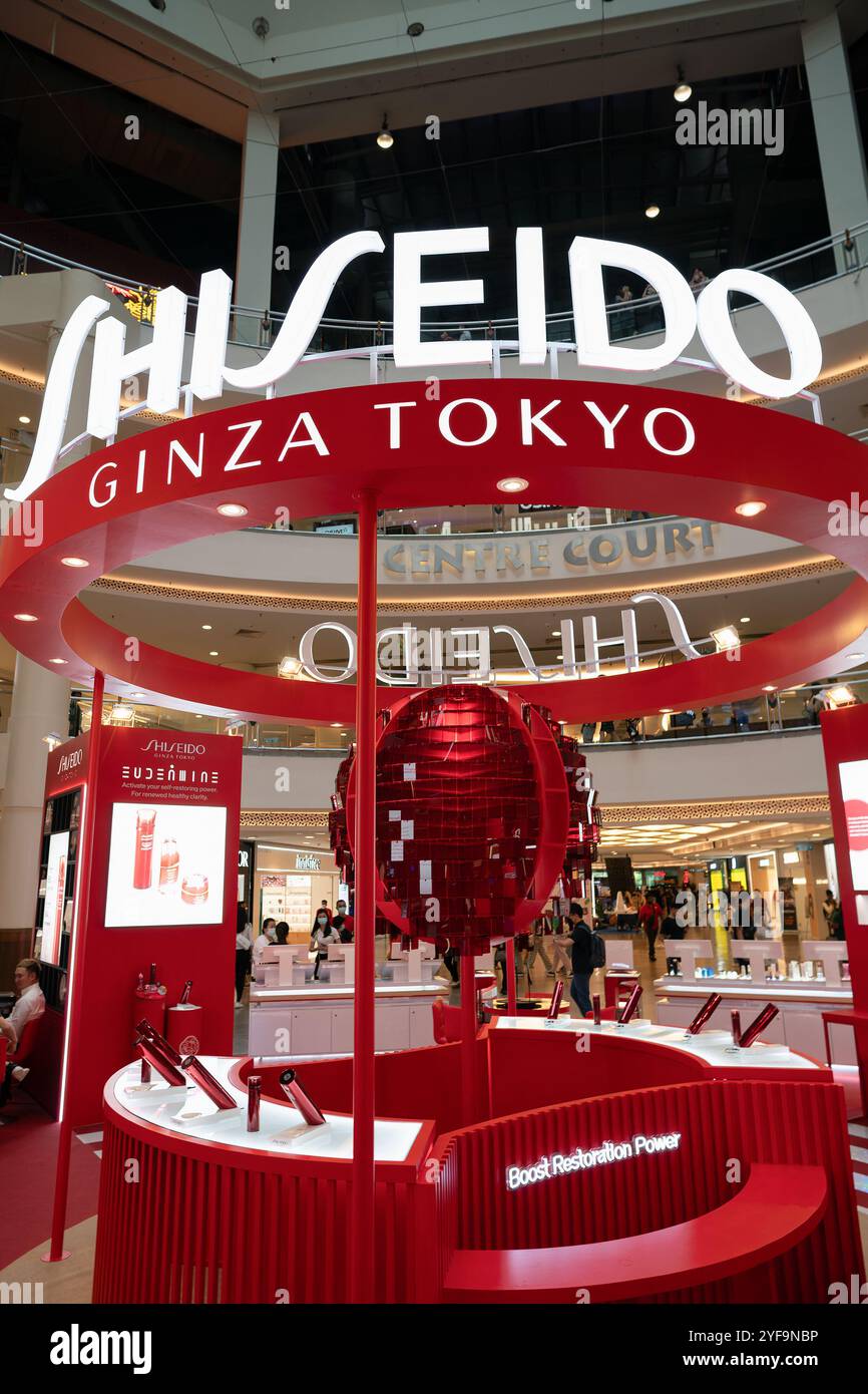 KUALA LUMPUR, MALAYSIA - MARCH 15, 2023: Shiseido promotion at GF Centre Court, Mid Valley ...