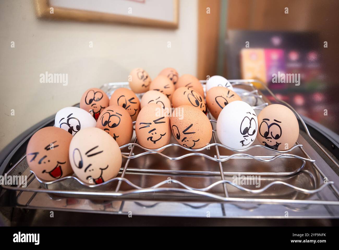 Fun Breakfast Idea with Happy, Sad, Angry, and Surprise Emojis on ...