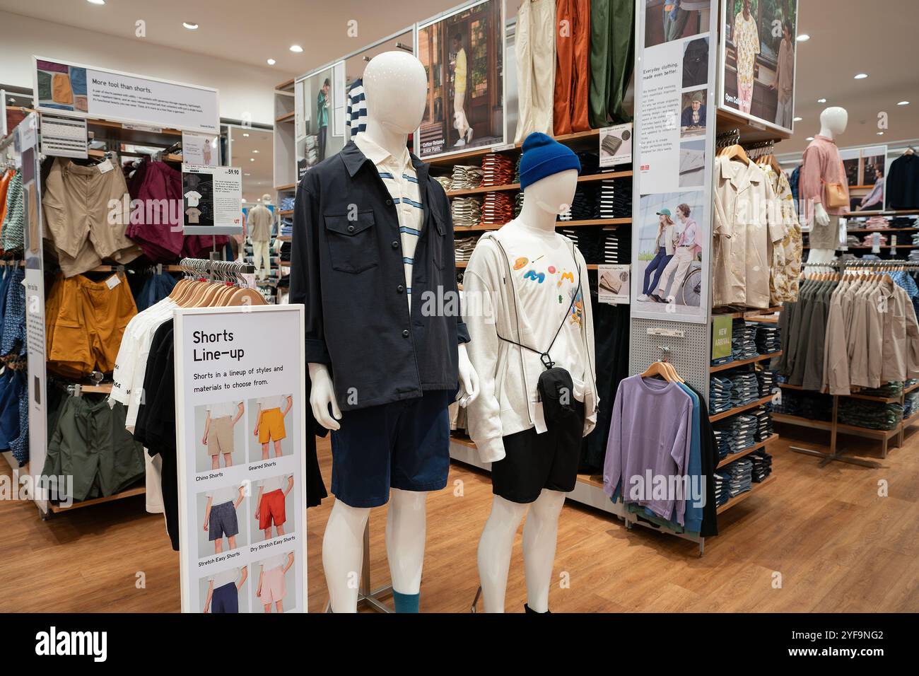 KUALA LUMPUR, MALAYSIA - MARCH 15, 2023: dressed mannequins on display ...