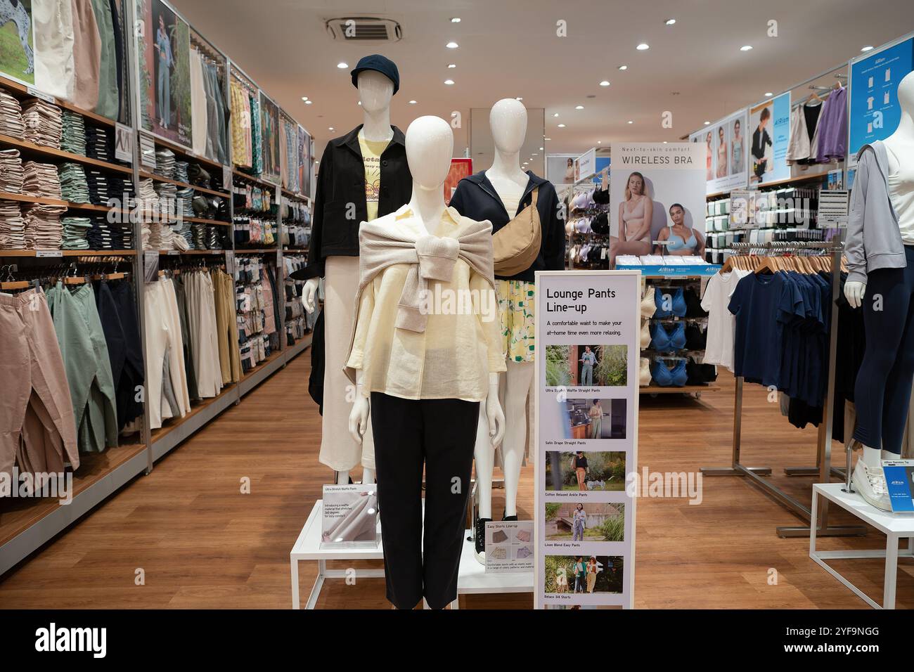 KUALA LUMPUR, MALAYSIA - MARCH 15, 2023: dressed mannequins on display ...