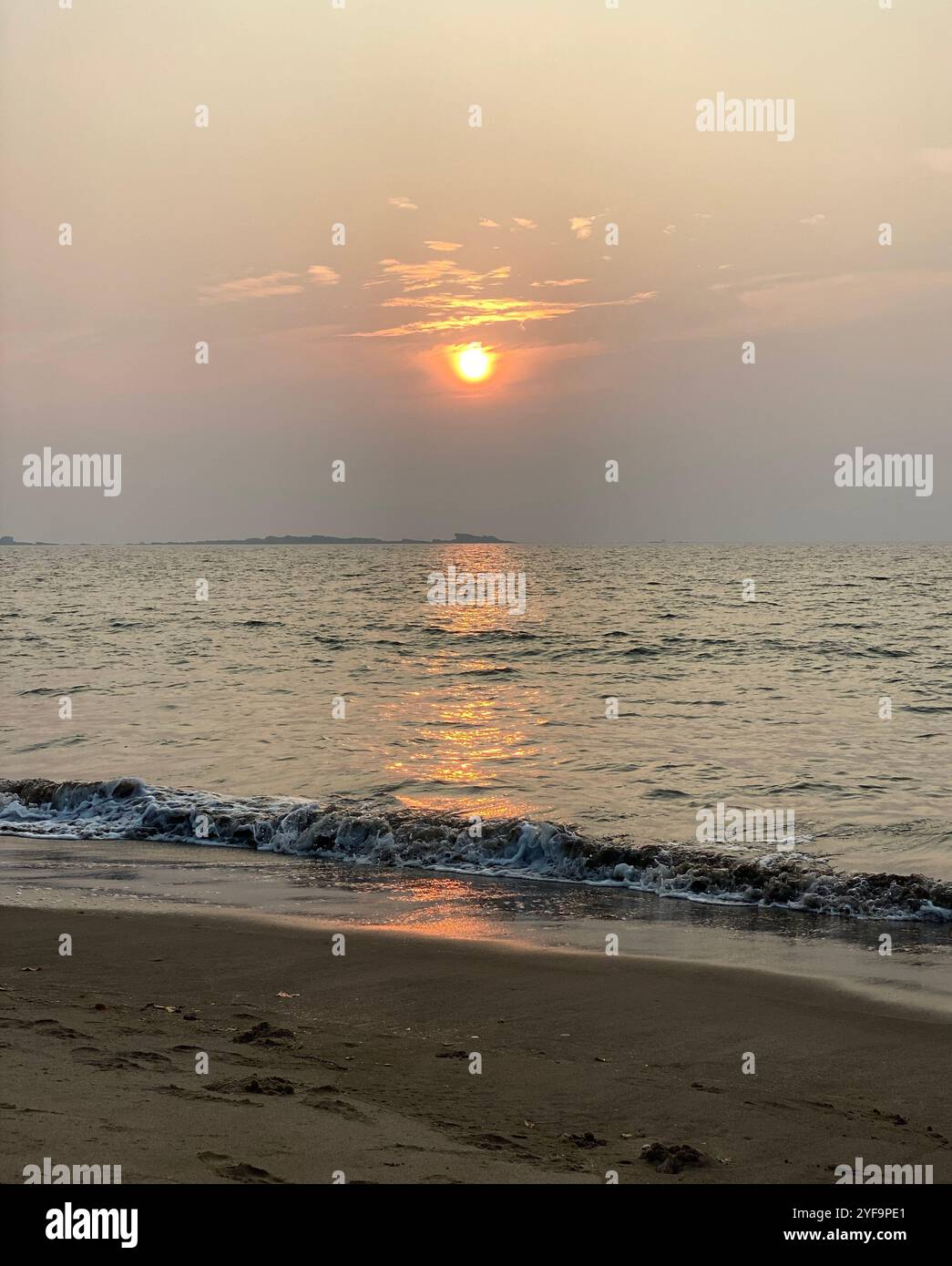 A Sunset at Beach in Goa, India Stock Photo - Alamy