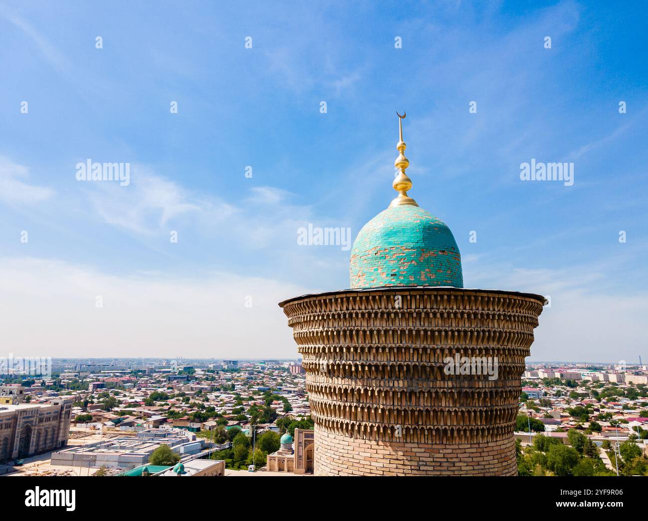 Aerial view of Khazrati imam mosque, hazrati imam complex in tashkent ...
