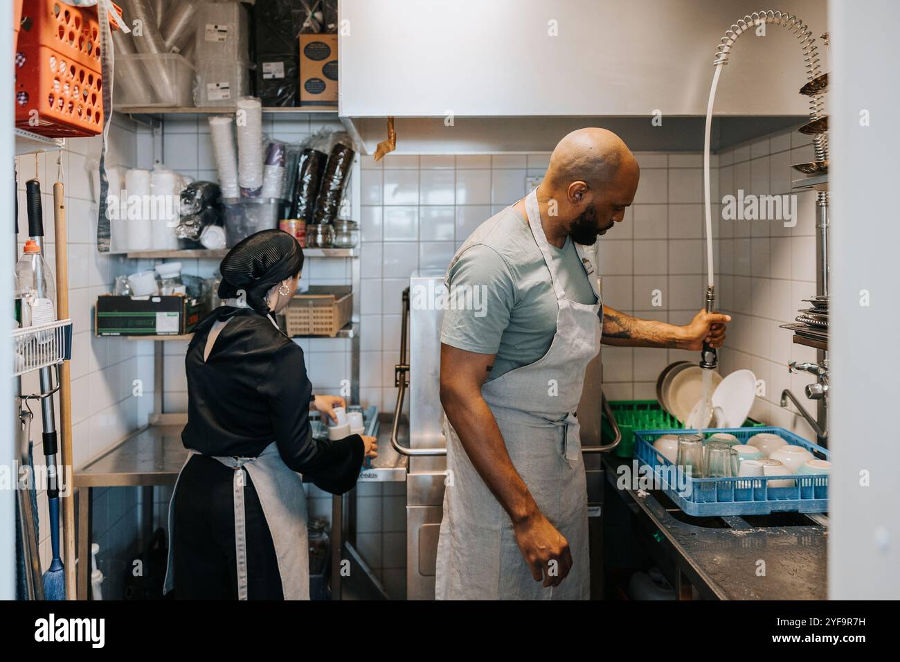 Coffee shop work scene hi-res stock photography and images - Alamy