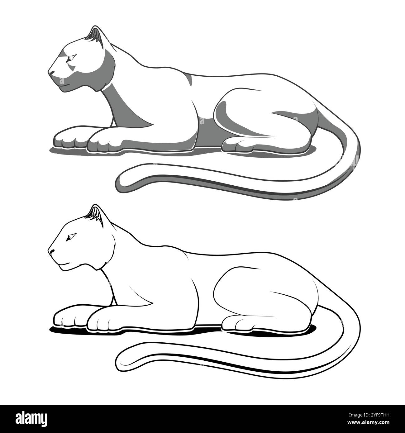 Panther emblem vector illustration Stock Vector Image & Art - Alamy