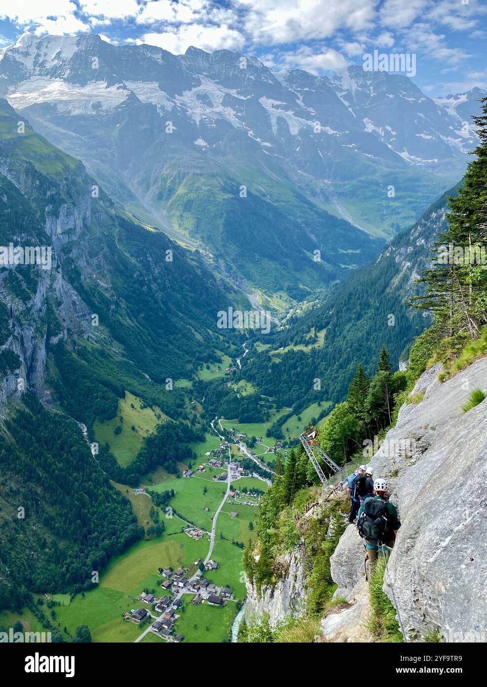 Via Ferrata, trekking, Climbing in Lauterbrunnen. Mürren. Gimmelwald ...
