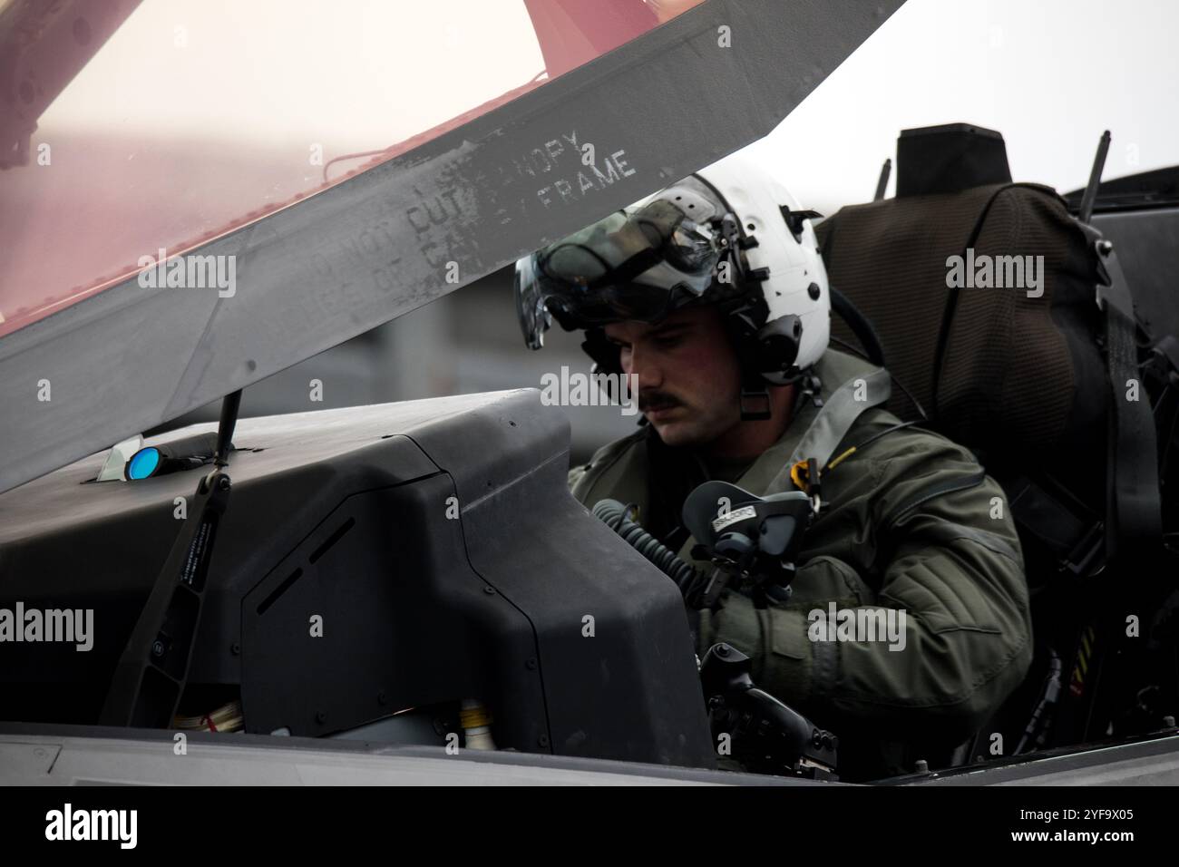 U.S. Marine Corps Capt. Grant Cucchissi, a pilot with Marine Fighter ...