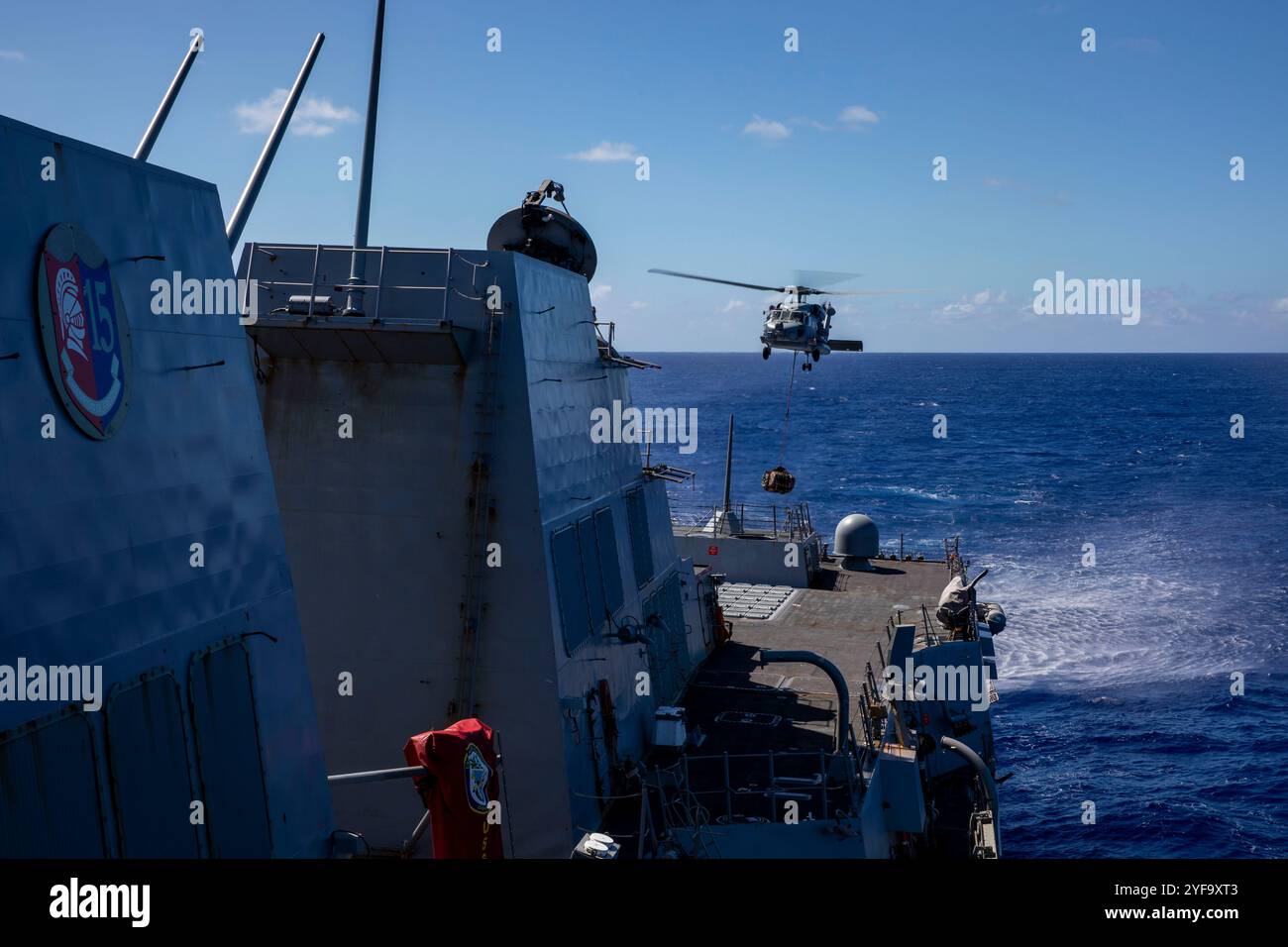 241030-N-NF288-155 PHILIPPINE SEA (Oct. 30, 2024) An MH-60R Sea Hawk ...