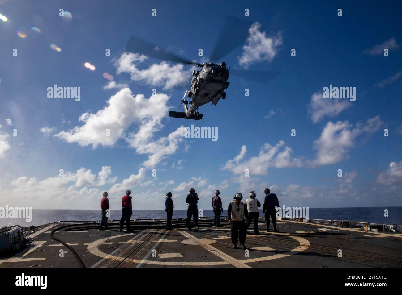241030-N-NF288-118 PHILIPPINE SEA (Oct. 30, 2024) An MH-60R Sea Hawk ...