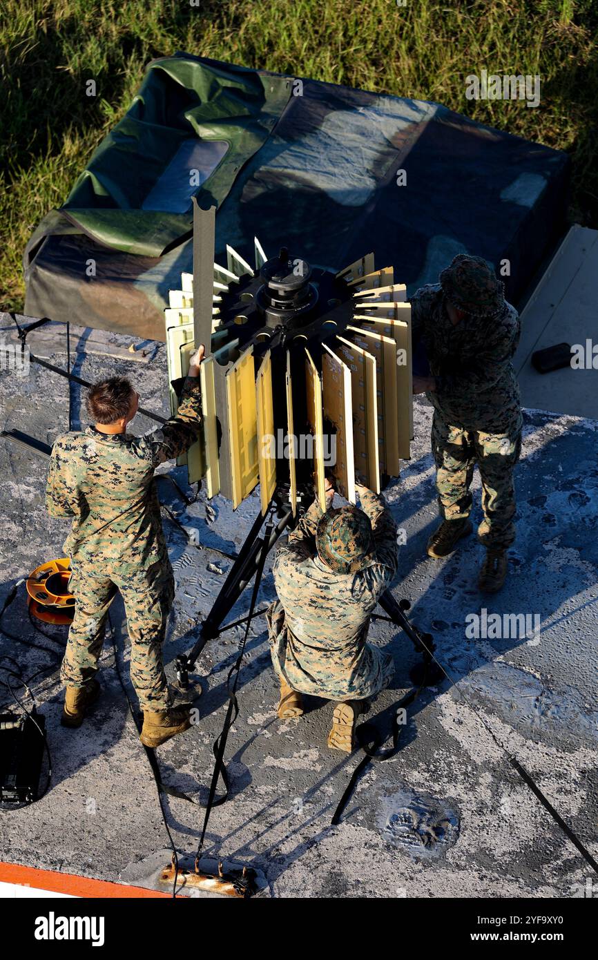 U.S. Marines with 3rd Battalion, 12th Marine Littoral Regiment, 3d ...