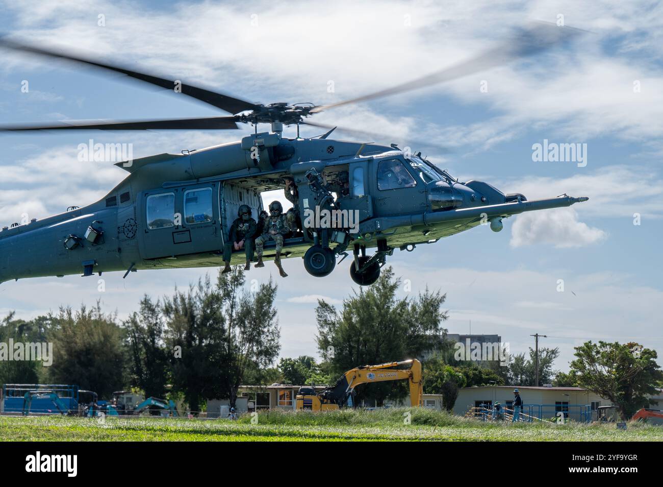 A U.S. Air Force HH-60W Jolly Green II assigned to the 33rd Rescue ...