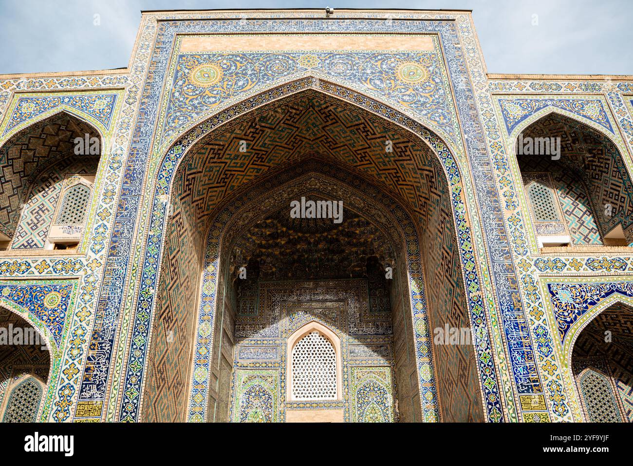 The Registan square in Samarkand, Uzbekistan. The Registan was the ...