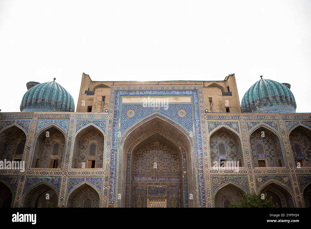 The Registan square in Samarkand, Uzbekistan. The Registan was the ...