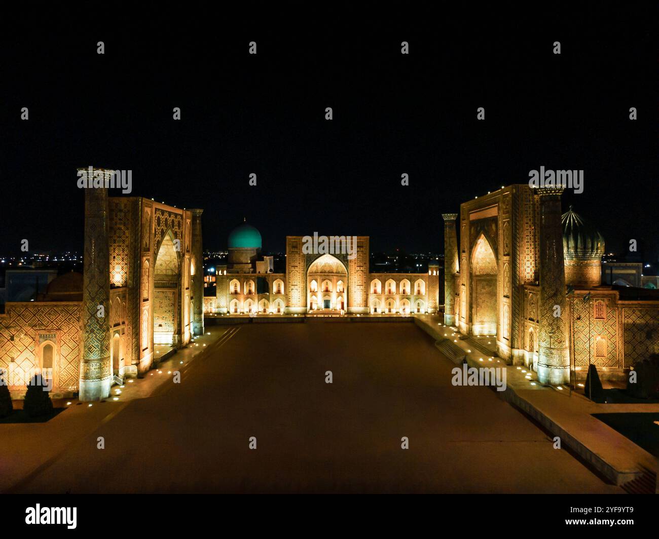 Samarkand uzbekistan aerial view ulug hi-res stock photography and ...