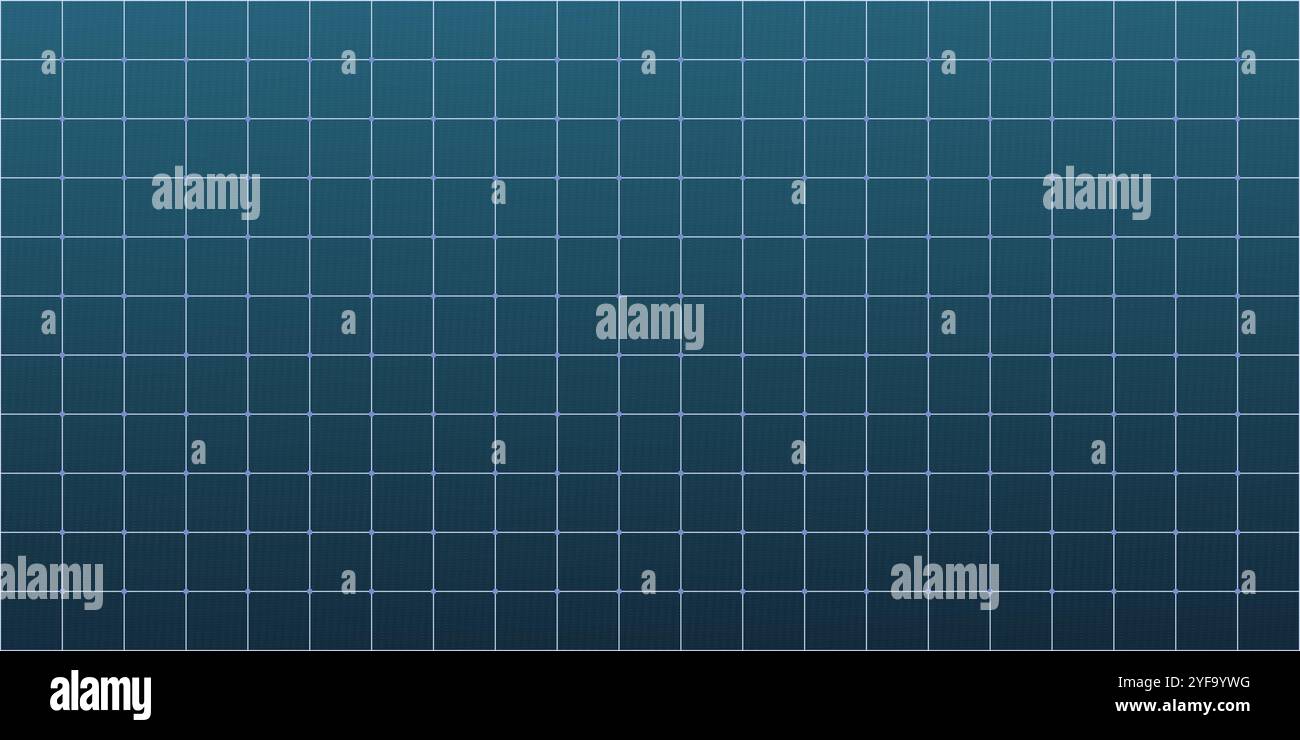 HUD grid tech interface, futuristic data screen graph with dots, lines ...