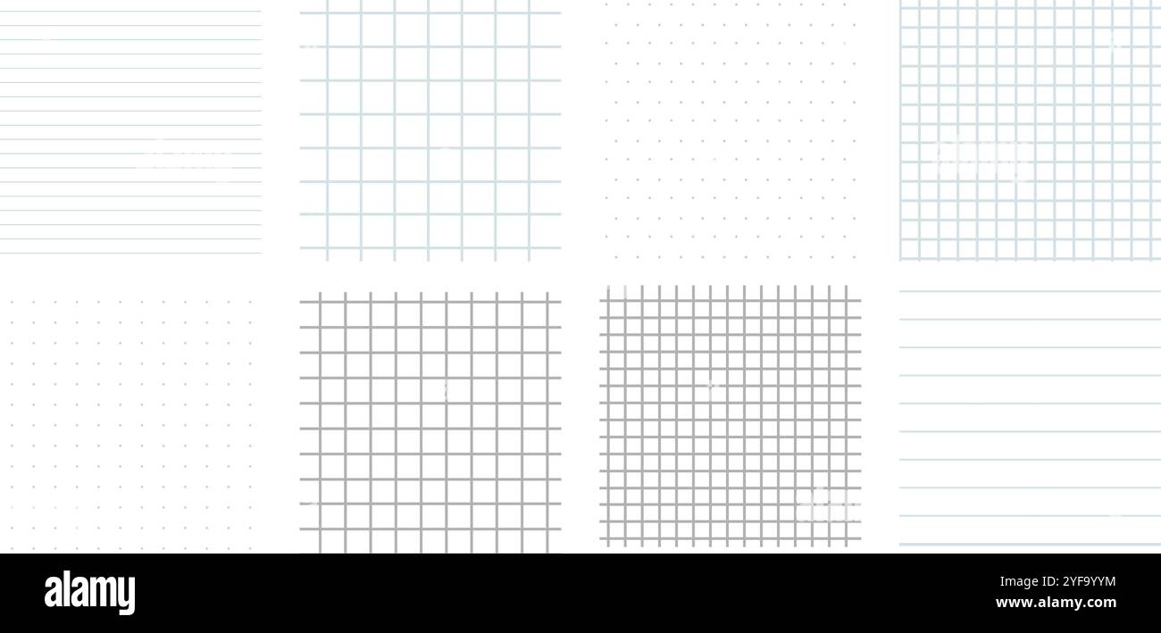 Grid empty background, square, line dot graph paper, school math sheet ...