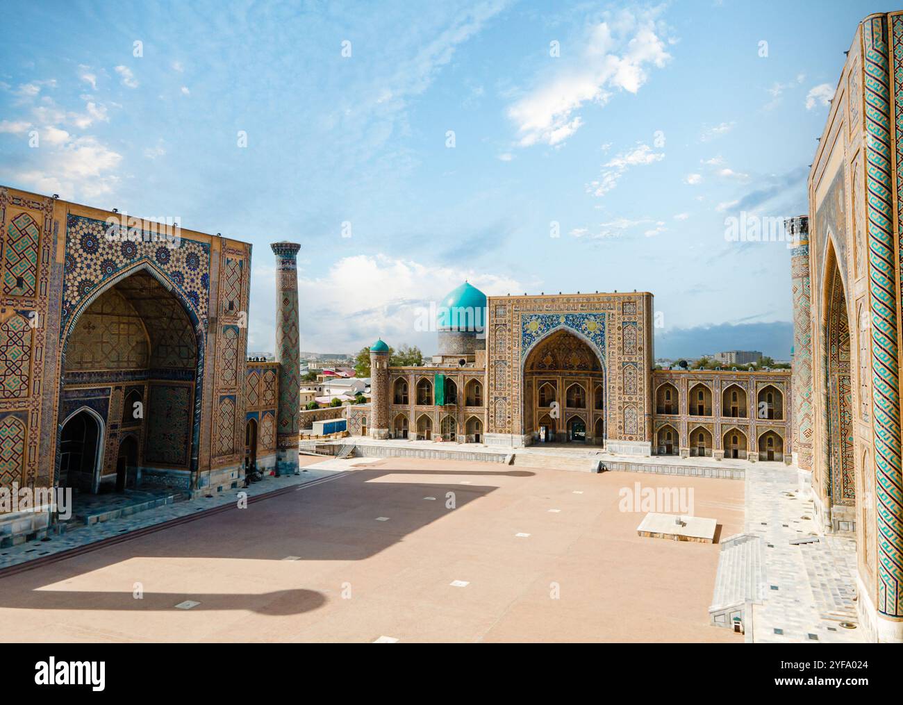 Samarkand uzbekistan aerial view registan hi-res stock photography and ...