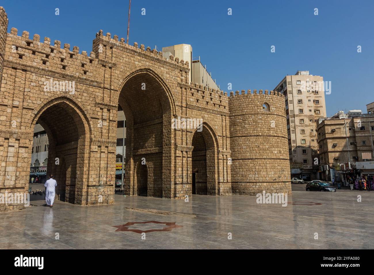 JEDDAH, SAUDI ARABIA - NOVEMBER 15, 2021: Bab Makkah gate in Jeddah ...