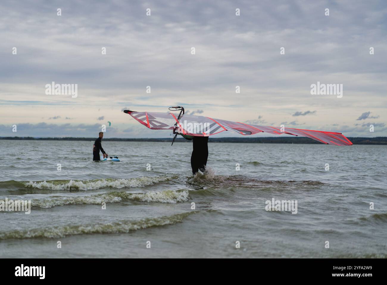 Side view man windsurfing hi-res stock photography and images - Alamy