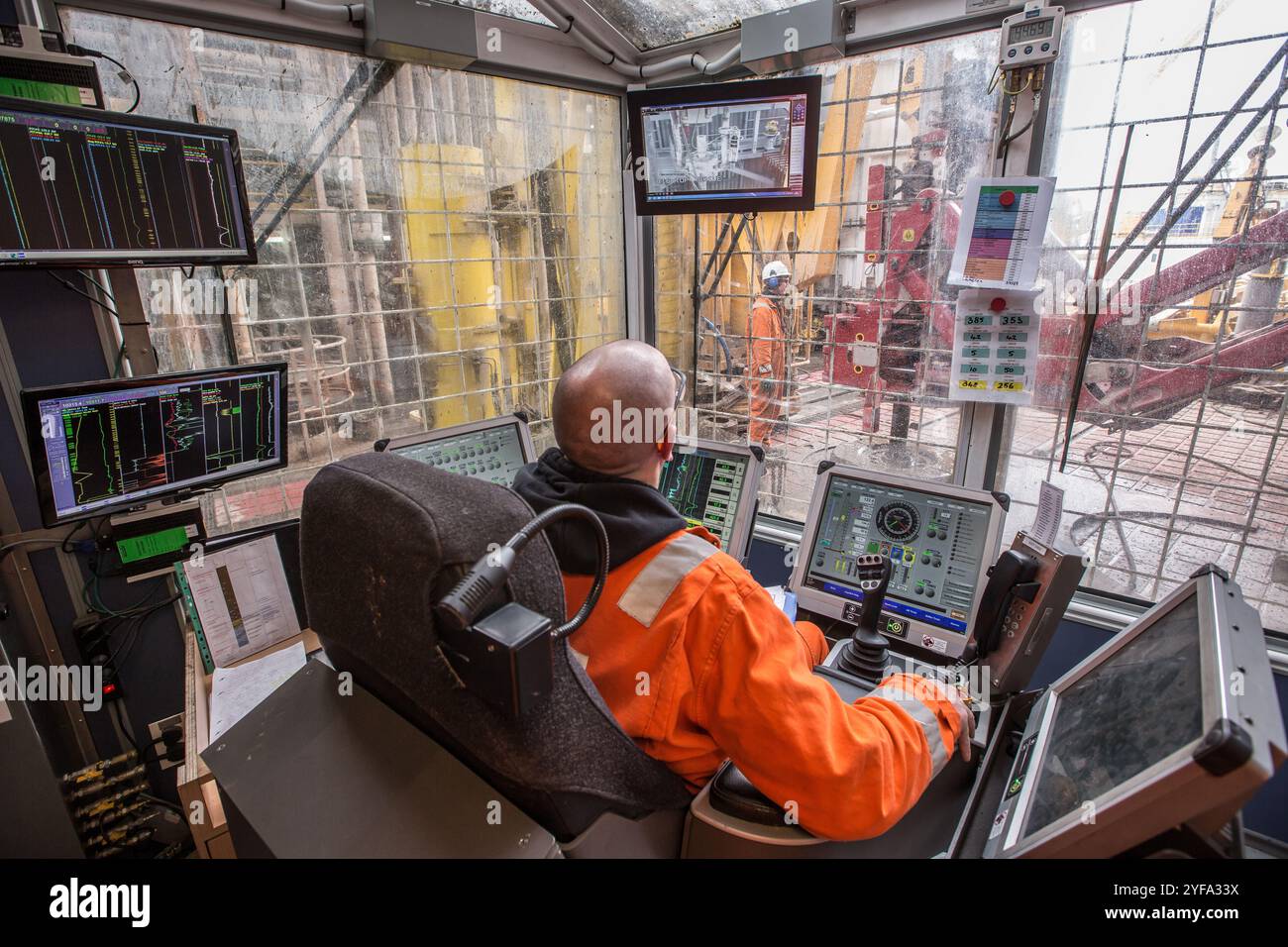 Drill operator hi-res stock photography and images - Alamy