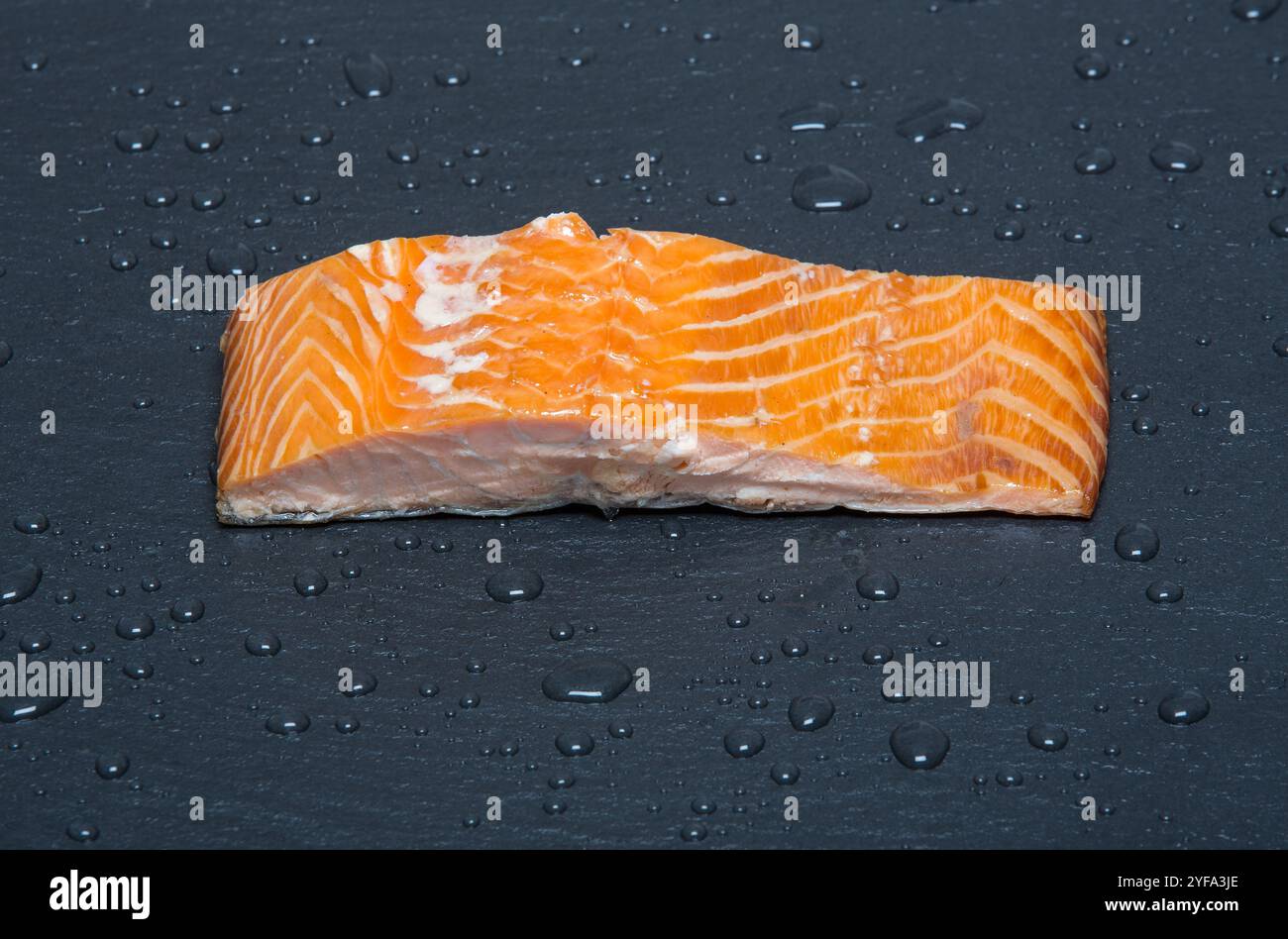 Fresh salmon fillet on hi-res stock photography and images - Alamy