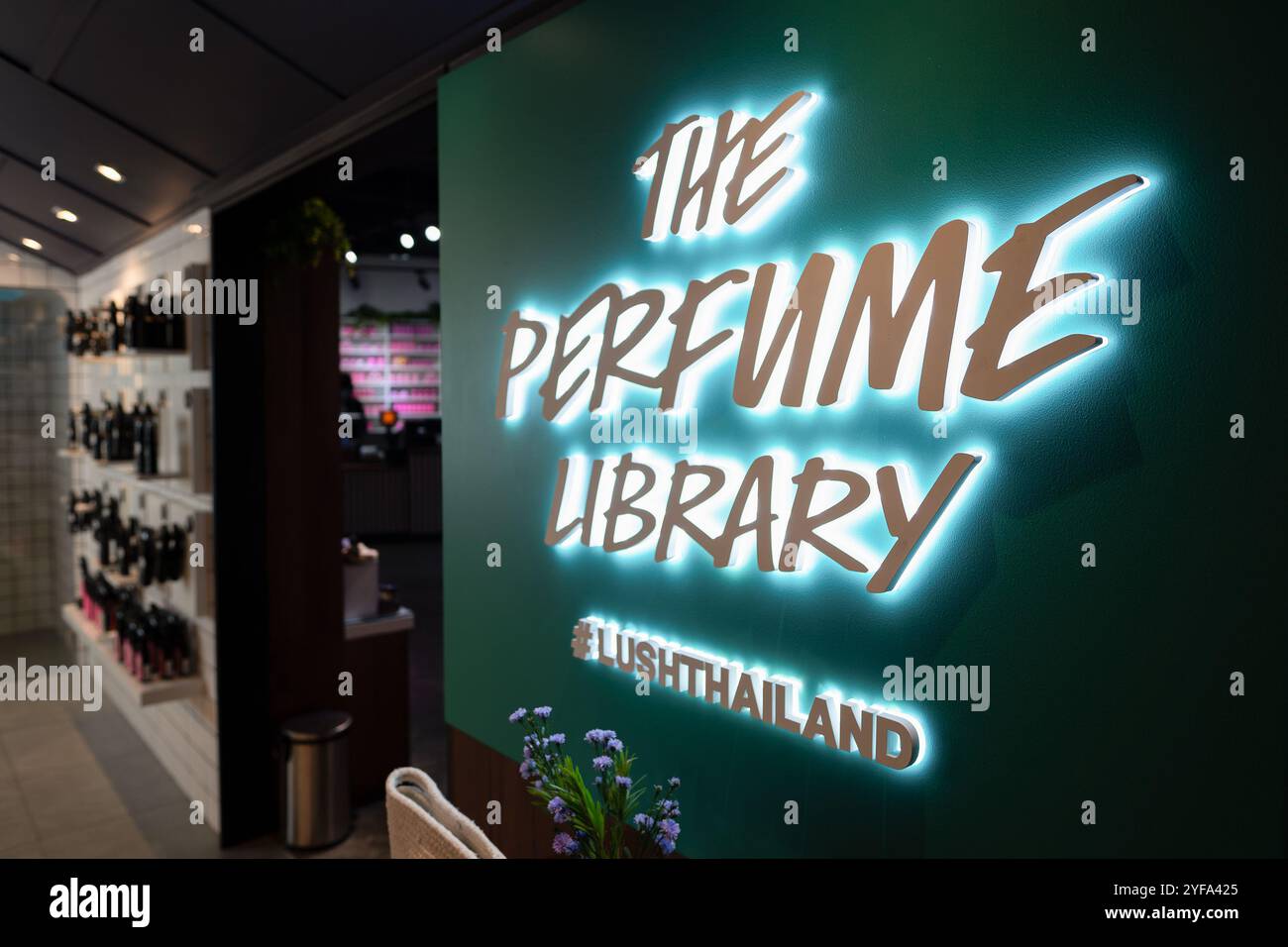 BANGKOK, THAILAND - OCTOBER 27, 2023: The Perfume Library as seen at ...