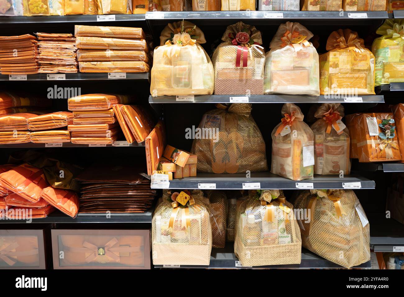 BANGKOK, THAILAND - OCTOBER 27, 2023: non-food retail products on ...