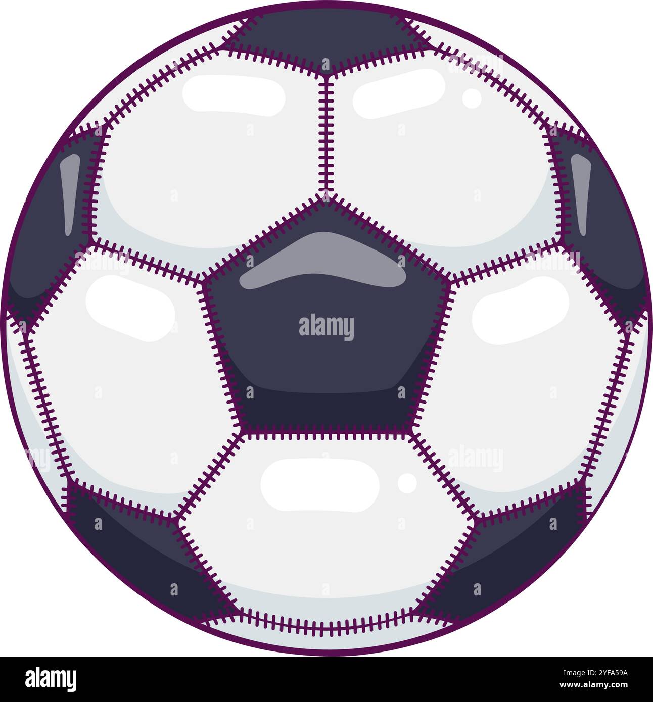 Close up football soccer Stock Vector Images - Alamy