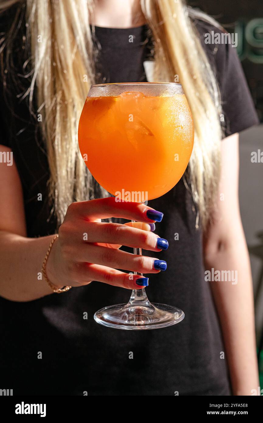 Adult womans hand holds hi-res stock photography and images - Alamy
