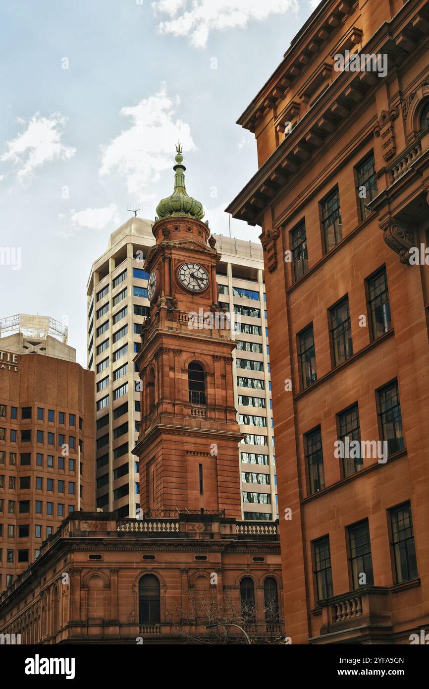 Clock Tower of the Victorian Renaissance Revival, Department of Lands ...