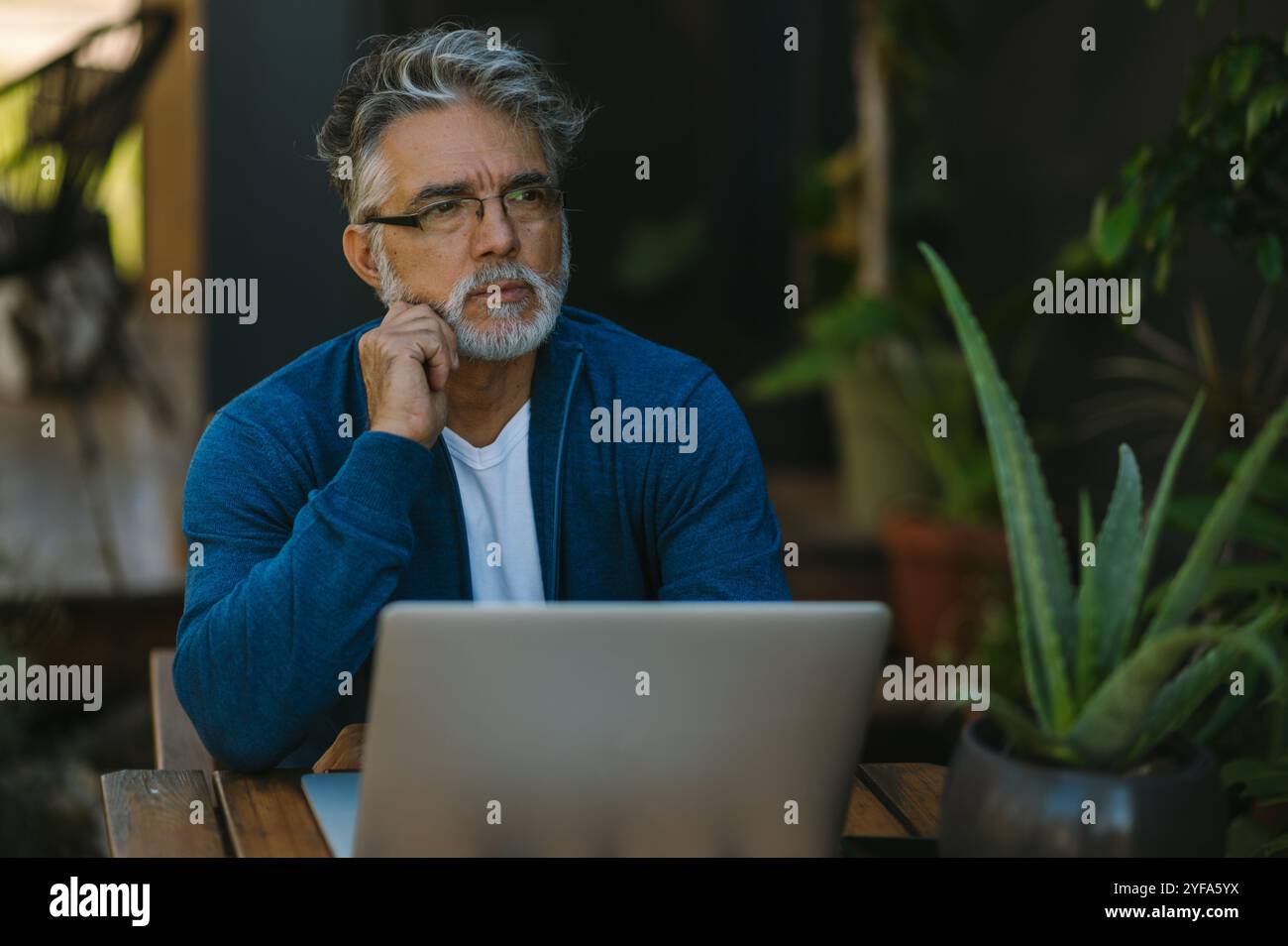 Portrait attractive handsome senior hi-res stock photography and images ...