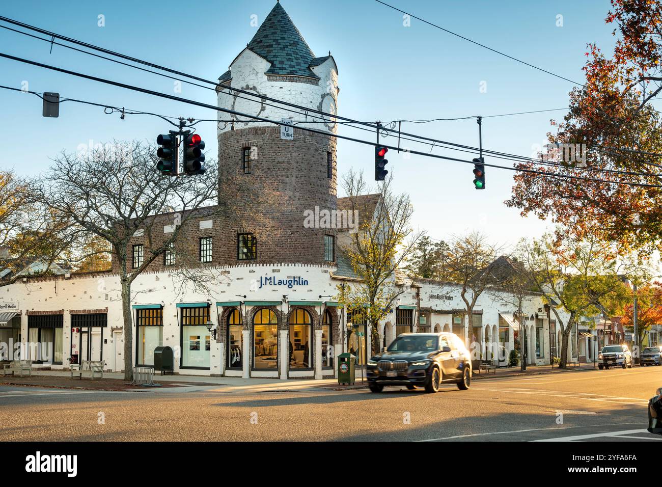 Southhampton village New York Suffolk County Hamptons Long Island Stock ...