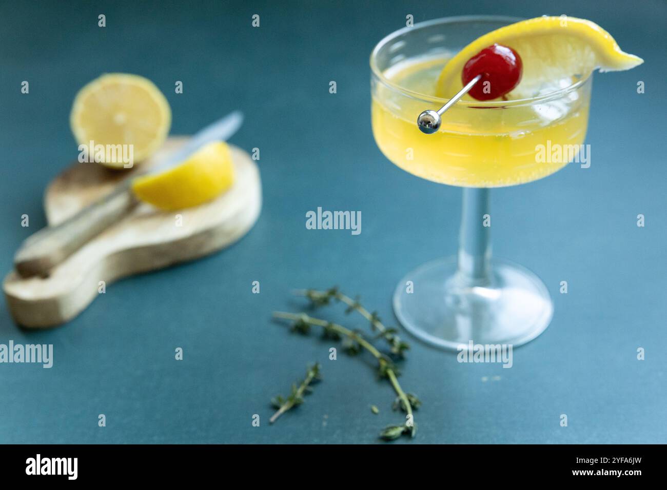 Yellow alcoholic cocktail in hi-res stock photography and images - Alamy