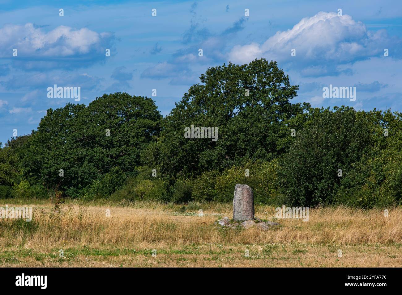 Runenstein von Karlevi, Färjestaden, Öland Schweden Der Karlevistein ...