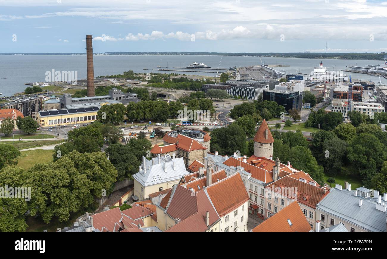 Tallinn panoramic view old hi-res stock photography and images - Alamy