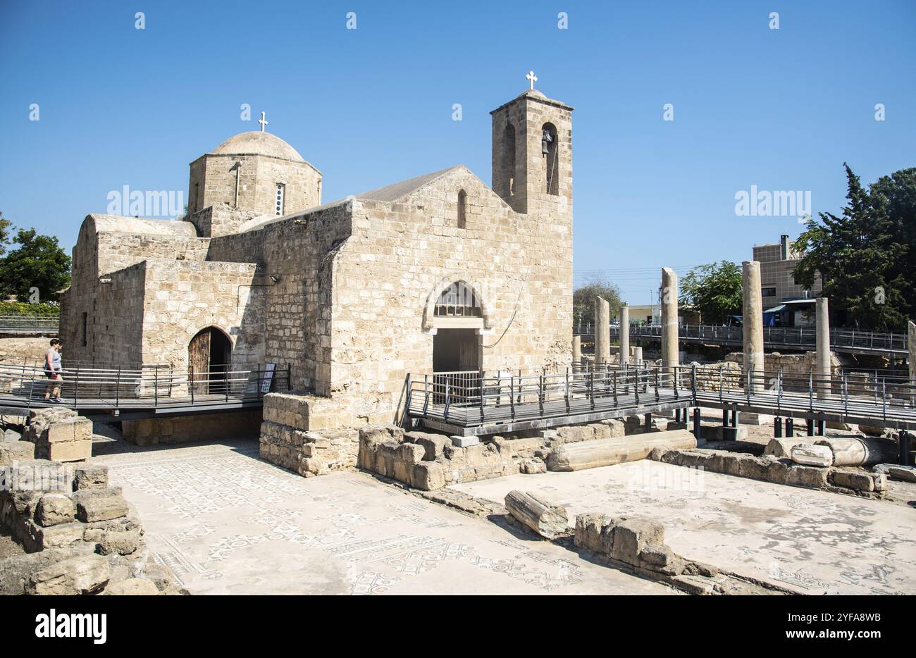 Holy Ancient orthodox Christian church of Ayia Kyriaki Chrysopolitissa ...