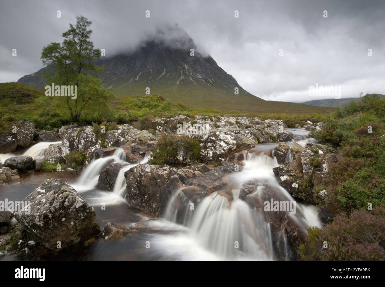 Landscape from Glencoe area in Scotland, Scottish highlands. The ...
