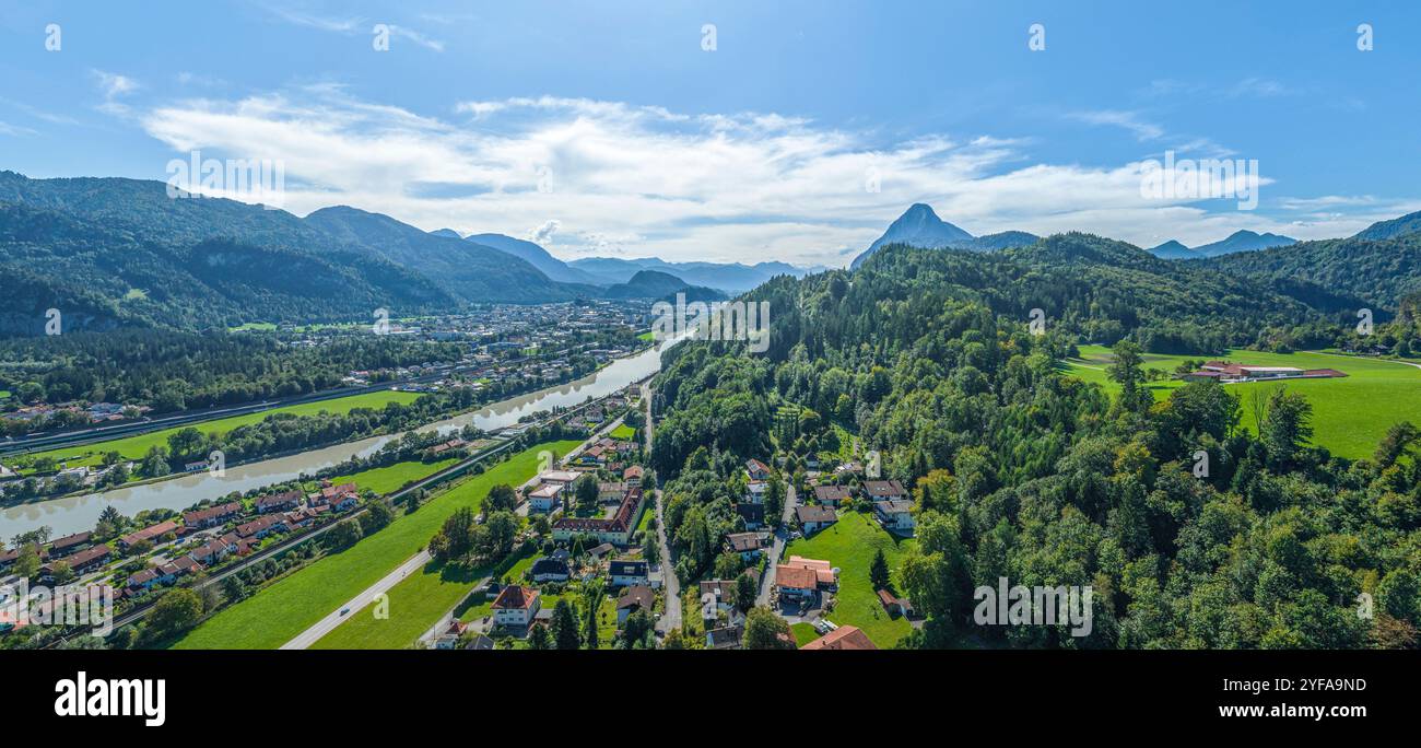 The region around the border village of Kiefersfelden in the Upper ...