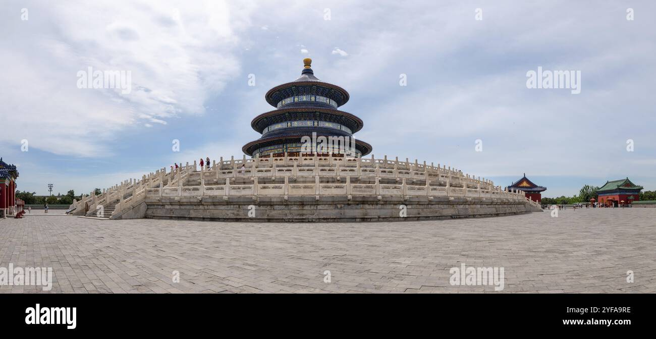 Panoramic image of the famous religious landmark of the Temple of ...