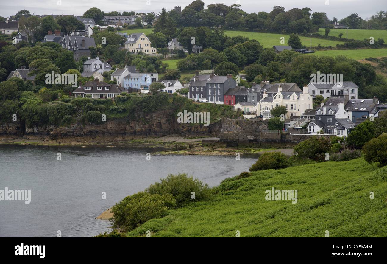 Kinsale city in Ireland. Irish countryside Atlantic ocean europe Stock ...