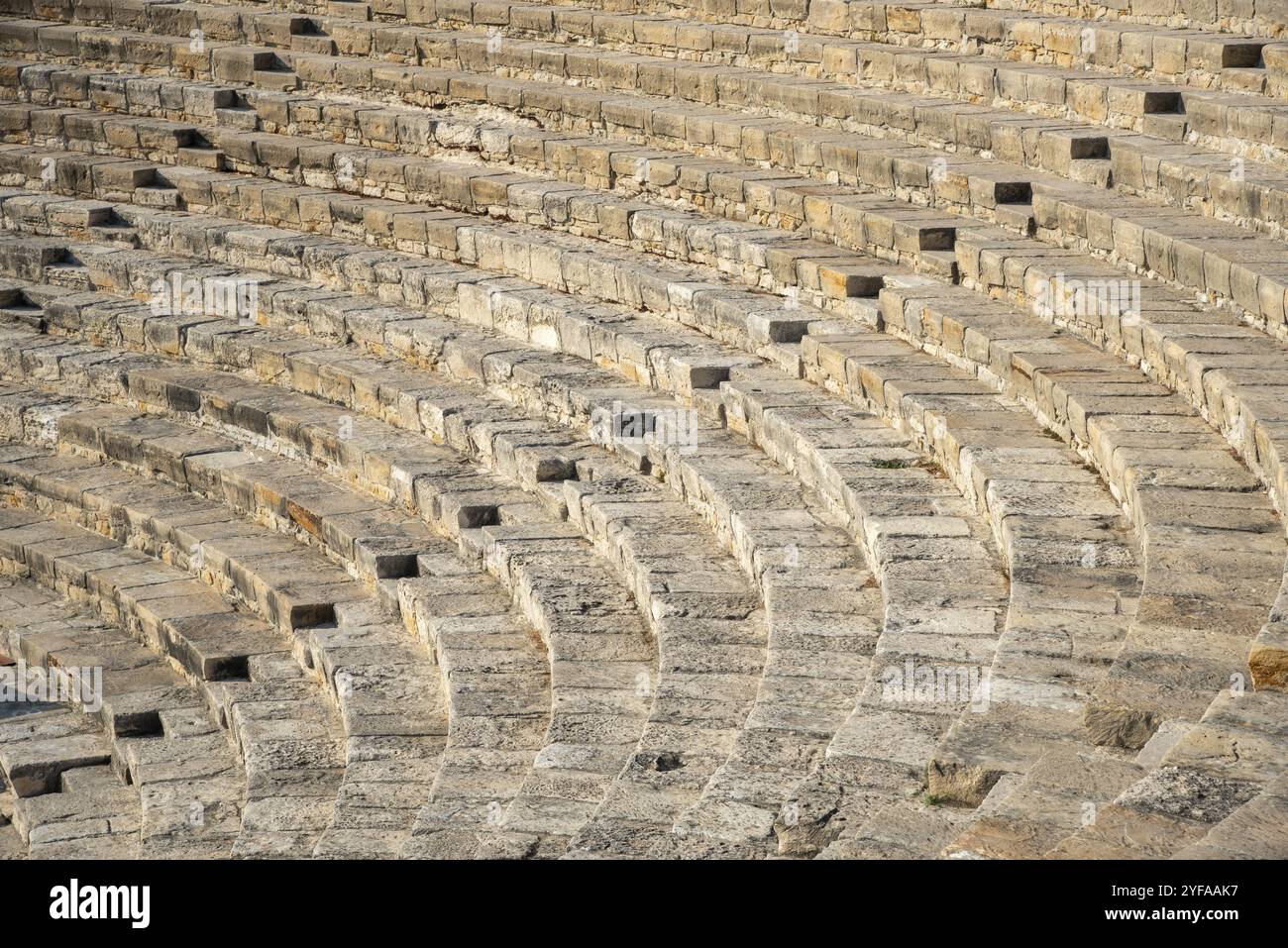 Empty steps and sittings of a stage arena from the ancient amphitheatre ...