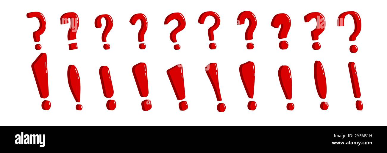 Red marks for alerts, warnings, and critical notifications Stock Vector ...