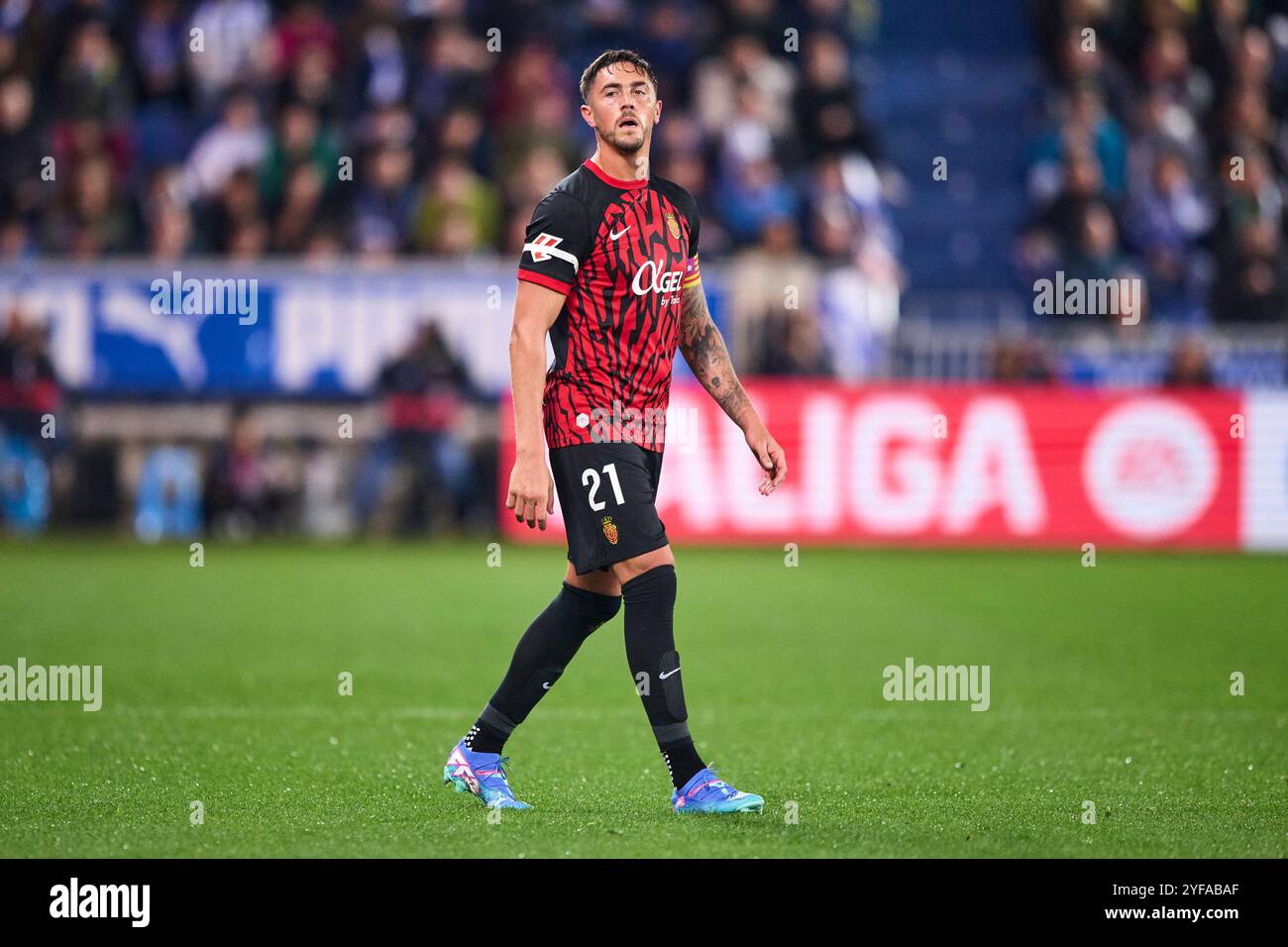 Antonio Jose Raillo of RCD Mallorca looks on during the LaLiga EA ...