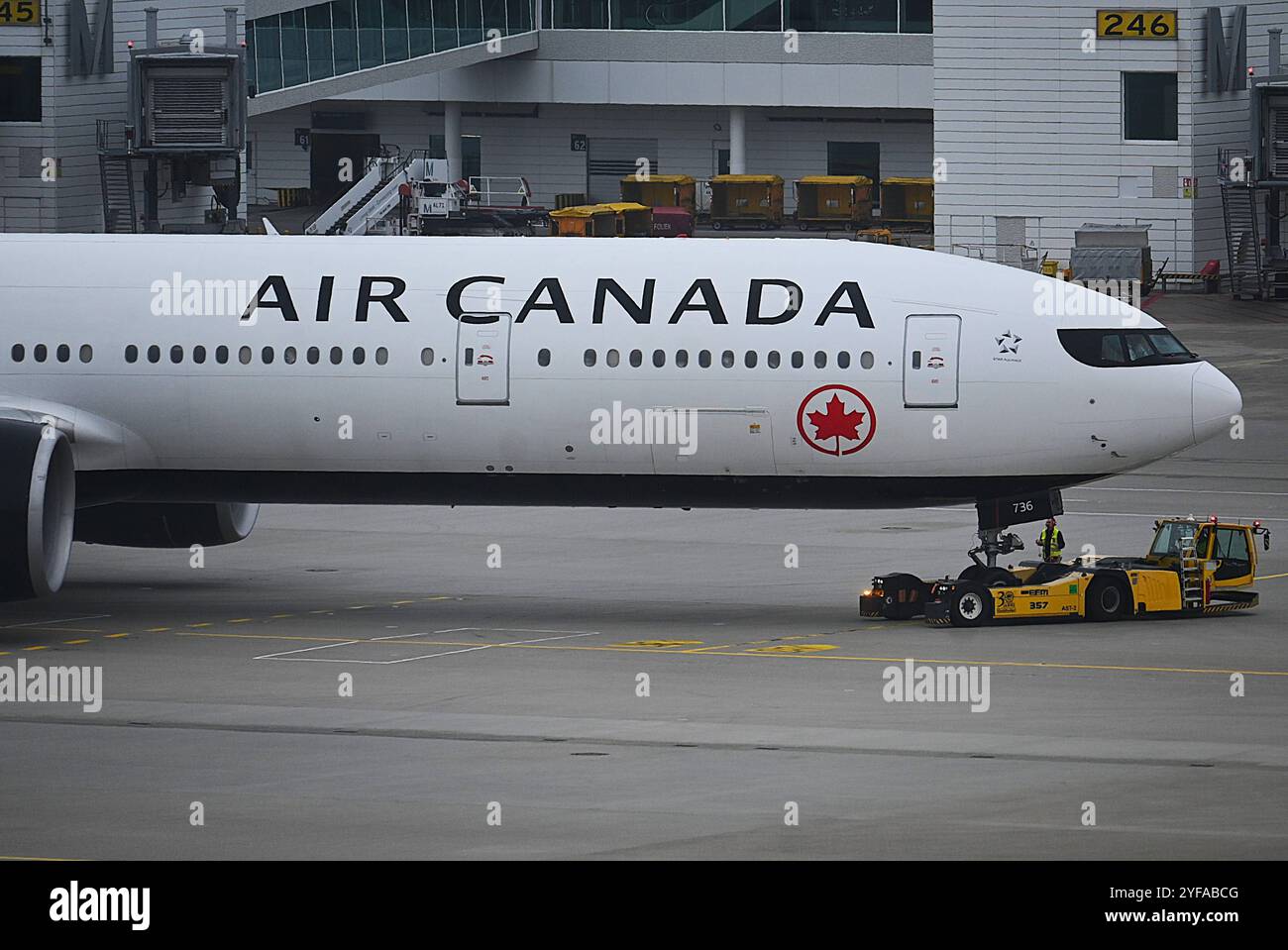 Flughafen München, Franz Josef Strauss, IATA-Code MUC. Air Canada mit ...
