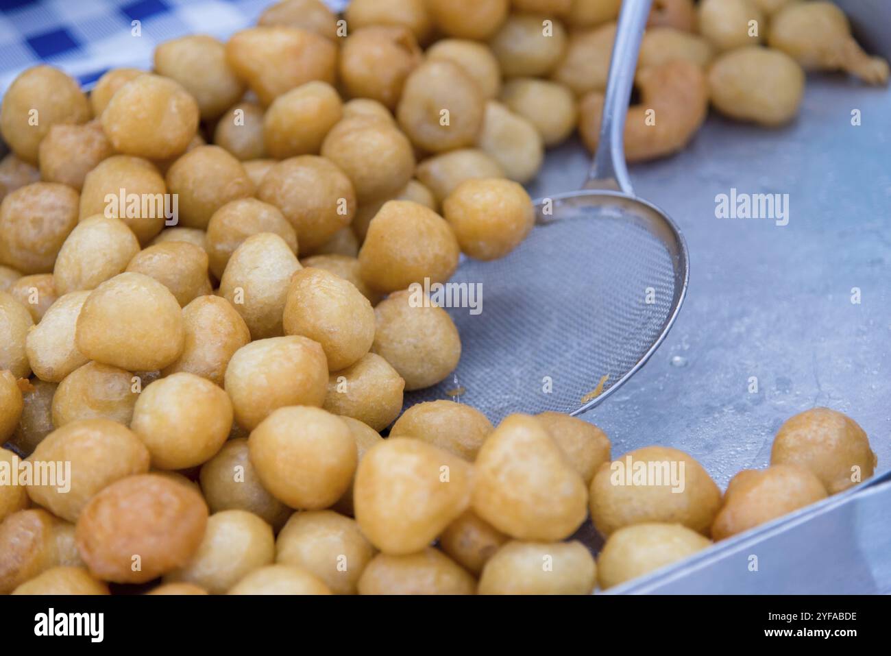 Loukoumades is a traditional Greek, Cypriot pastry consisting of a deep ...