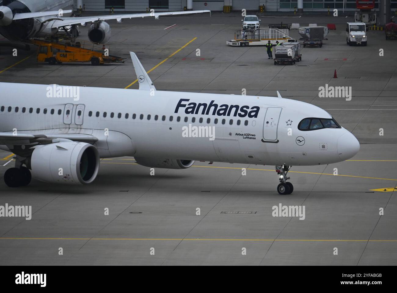 Flughafen München, Franz Josef Strauss, IATA-Code MUC. Foto: Lufthansa ...