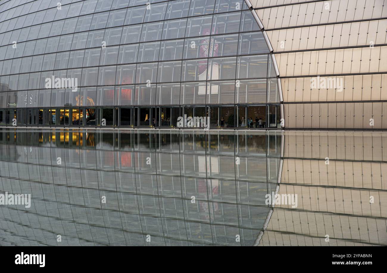 The modern Opera House of National Grand Theatre in Beijing China Stock ...